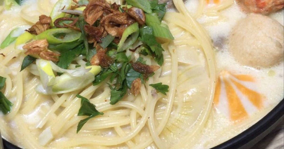 Resep Beef Ramen mie spaghetti #diet oleh momnyakay - Cookpad