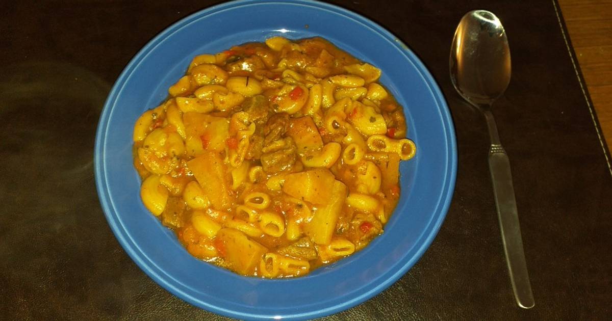 Guiso de fideos coditos - 143 recetas caseras- Cookpad