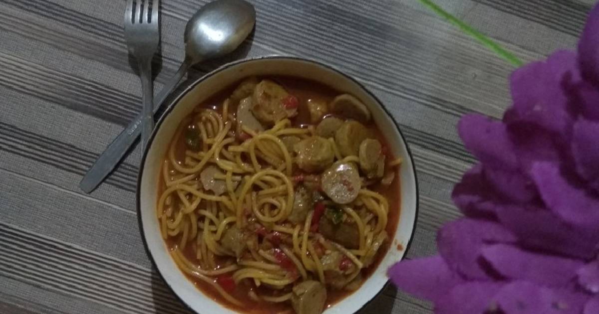 Resep Spaghetti Kuah Kari oleh Qurrota Ayun Al Azhar - Cookpad
