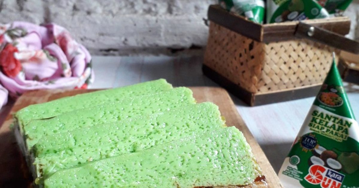 Resep Bingka Kayapu Lapis Puding oleh Dapoer Sarie - Cookpad