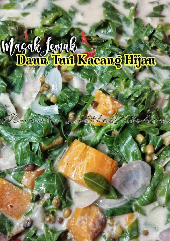 Resipi Masak Lemak Daun Turi Kacang Hijau oleh Murni's LittleKitchenz ...