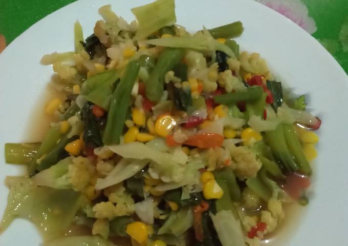 Resep Oseng sayur cantik🤤🤤 oleh Sakina Bwi - Cookpad