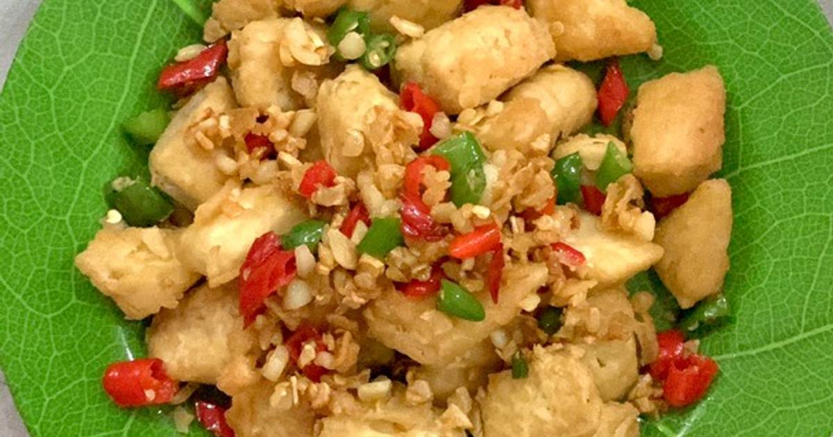 Resep Tahu Sutra Cabai Garam oleh Dea Smaradevi - Cookpad