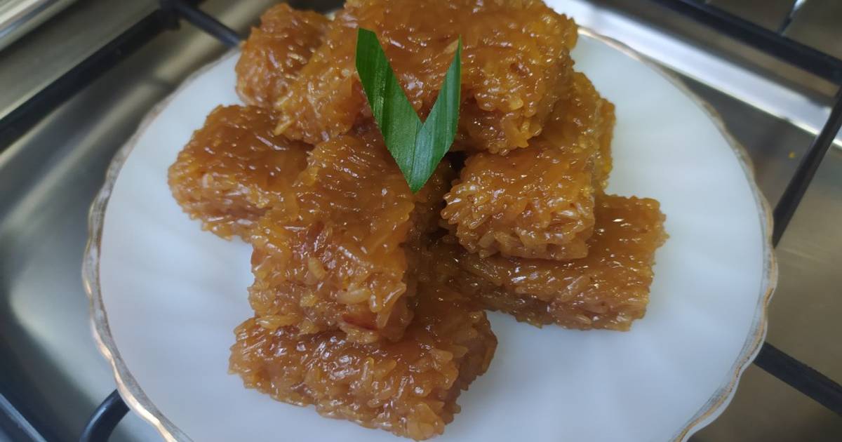 Resep Wajik ketan gula merah oleh Dilla Cumiel - Cookpad