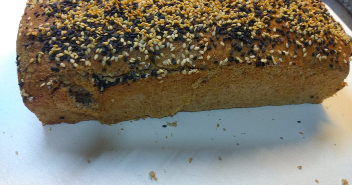 Pan Lactal Integral Con Semillas De Sésamo. En Budinera Y Fácil! Receta ...