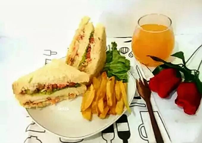 Resep Roti Sandwich Ala Korea oleh farida Sulthan 🇮🇩 (IG. Malika02782) - Cookpad