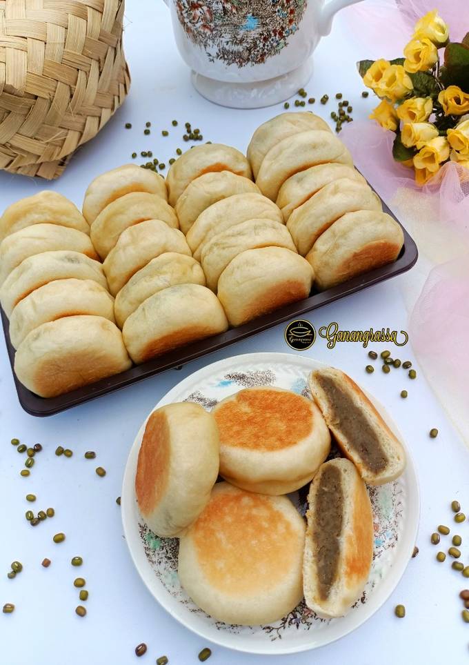 Resep 61. PIA BASAH / ROTI GEPENG ISI KACANG HIJAU DURIAN (Teflon) oleh ...