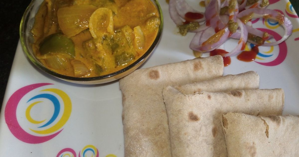 Jhatpat Onion Capsicum Sabji Recipe by Vijeta Priyam - Cookpad