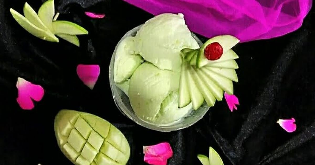 Raw Mango Ice Cream Recipe by Dimpal Patel - Cookpad