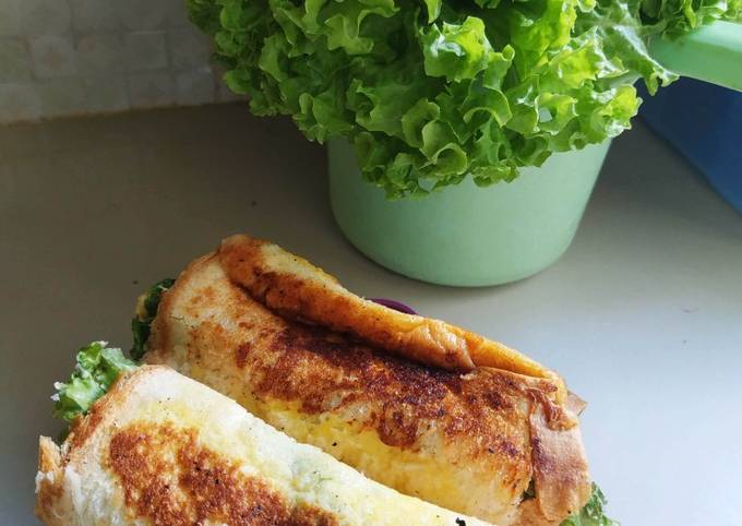 Resep Roti tawar selada rumahan oleh Mimi Moca - Cookpad