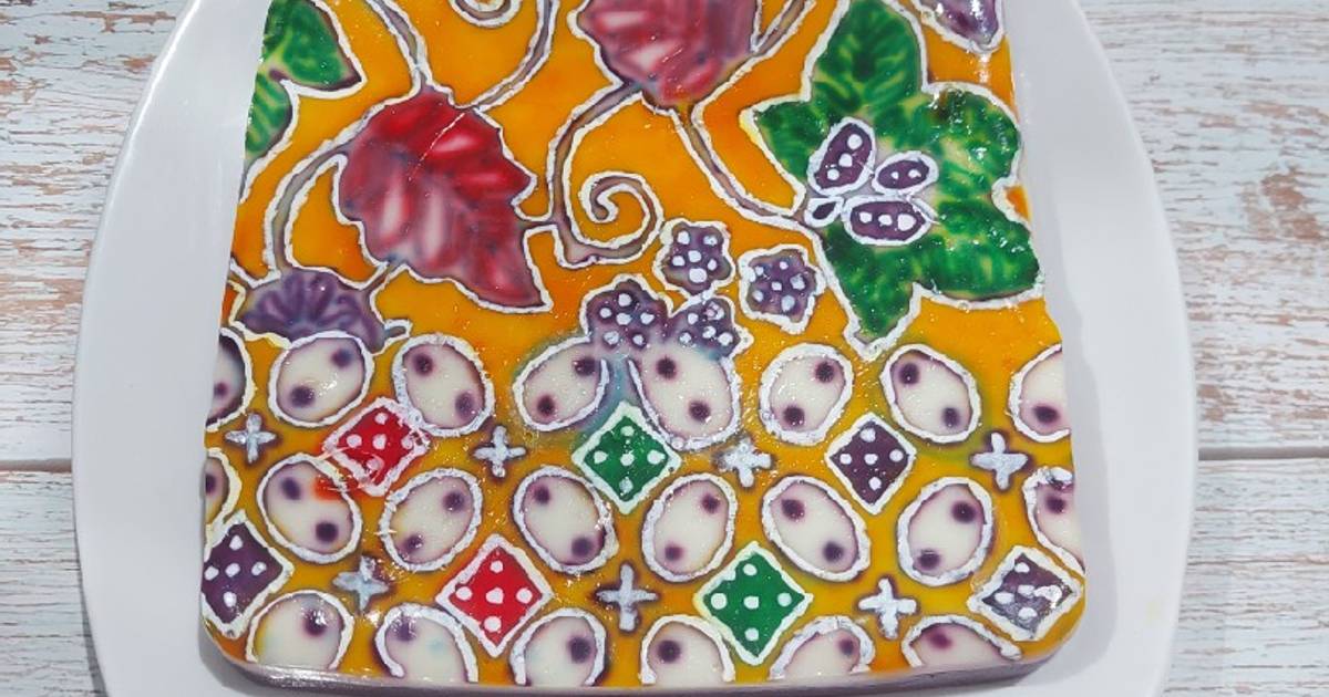 Resep Puding Lukis Batik oleh Keinara FR - Cookpad