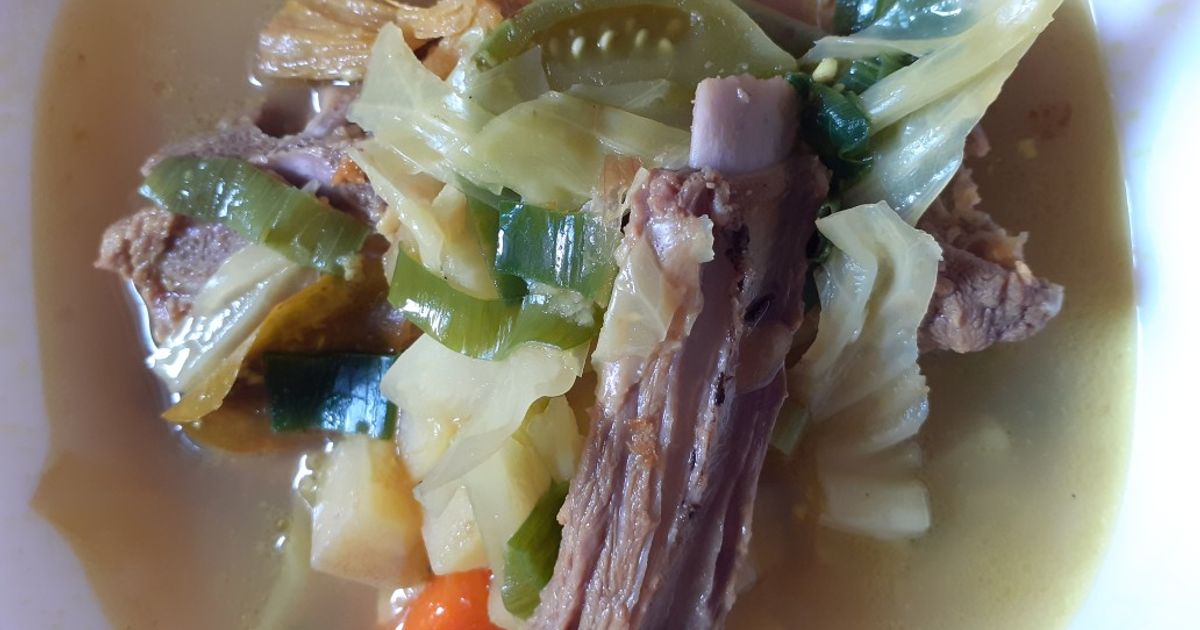 Resep Sop Balungan (Tulang) Kambing Sederhana 🐐 oleh Dapur Mami - Cookpad