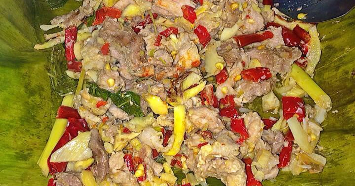 สูตร หมูหมกสมุนไพร โดย Thawatchai Wangnurat - Cookpad