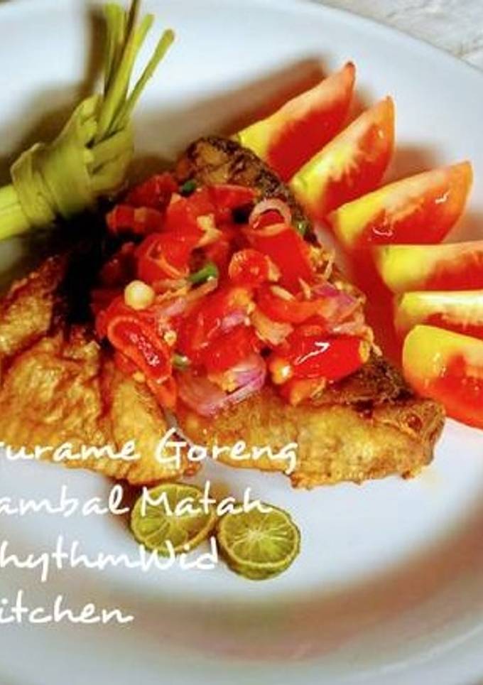 Resep Gurame Goreng Sambal Matah Simpel oleh Wids Kitchen 🍀🌷 - Cookpad