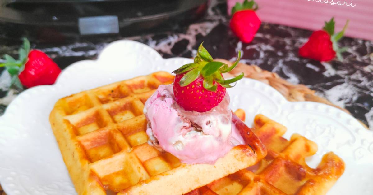 22 resep waffle aw enak dan mudah - Cookpad