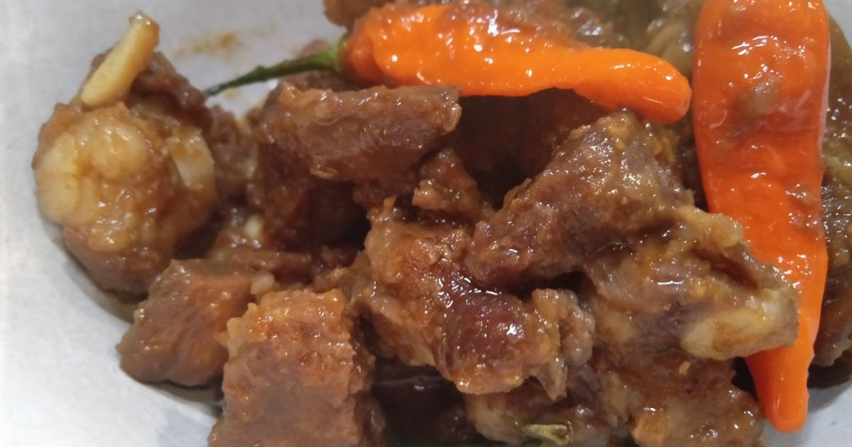 Resep Tetelan Kepala Sapi Bumbu Kecap oleh Anis Annisa - Cookpad