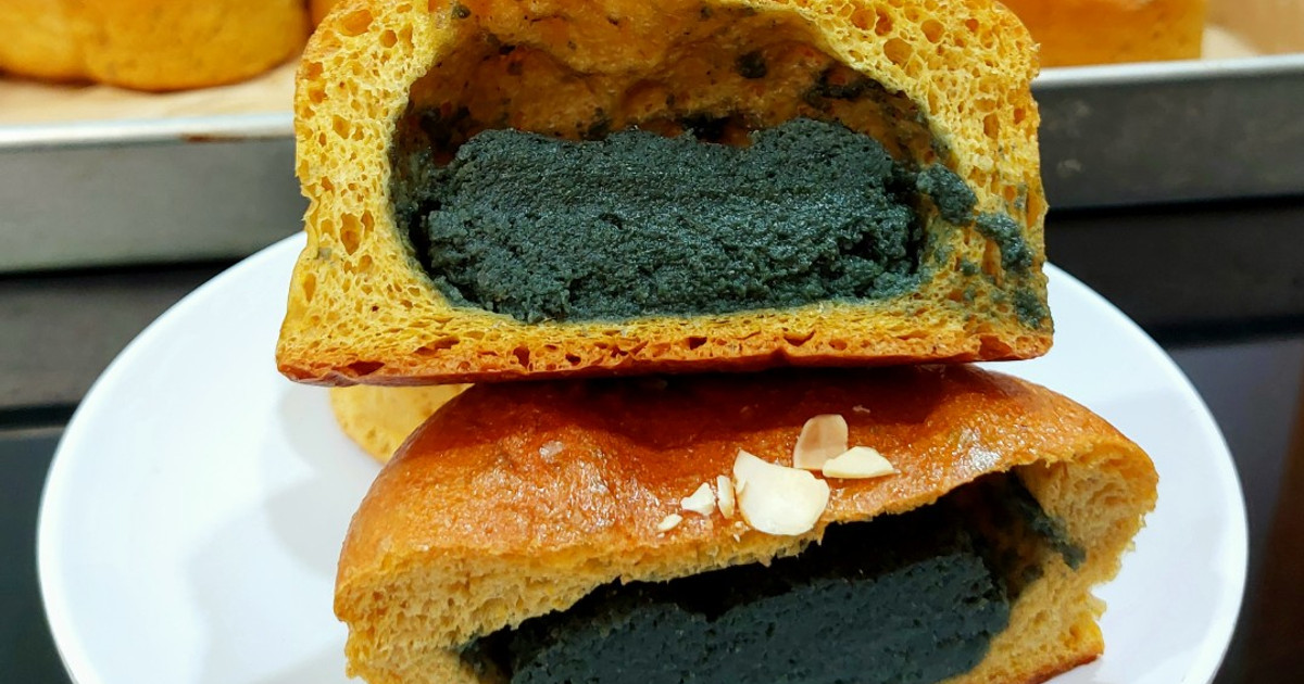 Resep Anabolic Black Tausa Buns|High Protein, Low Calorie, Sugar Free ...