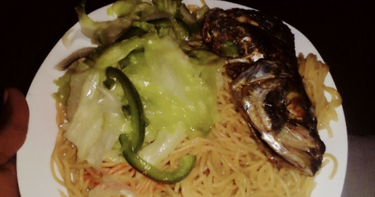 Spaghetti And Fish Recipe by clara - Cookpad