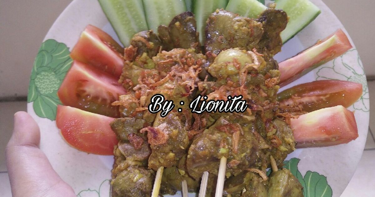 Resep Sate Ungkep Kuning Ati Ampela Debm oleh Lionitaresep - Cookpad