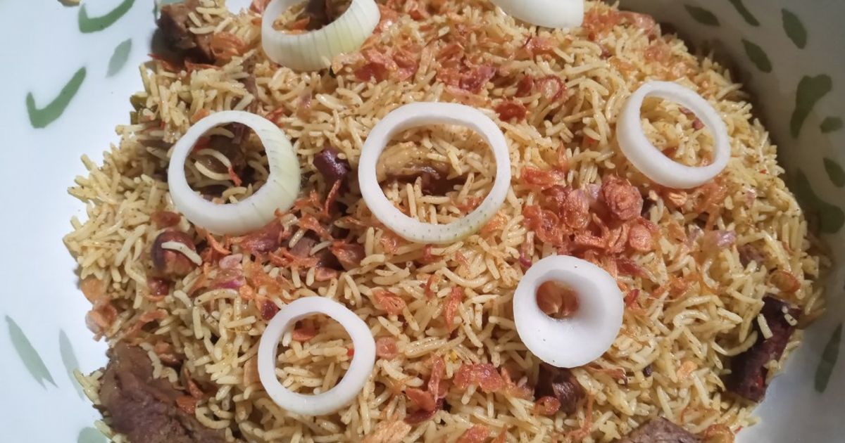 Resep Nasi Briyani Daging Kambing oleh Tati SoLina - Cookpad