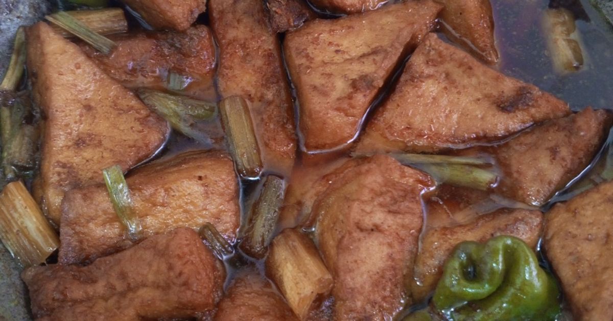 Resep tahu cabe gendot kuah rumahan enak dan mudah - Cookpad