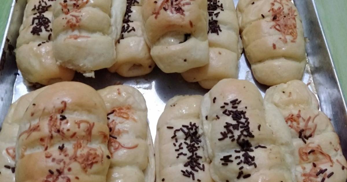 Resep Roti Isi Pisang Coklat Bread Improver Oleh Leni Agustina Cookpad