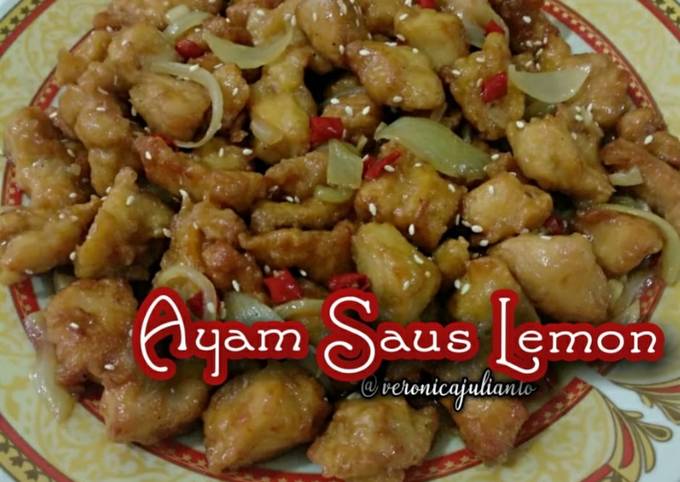 Resep Ayam saus lemon oleh Veronica Julianto - Cookpad