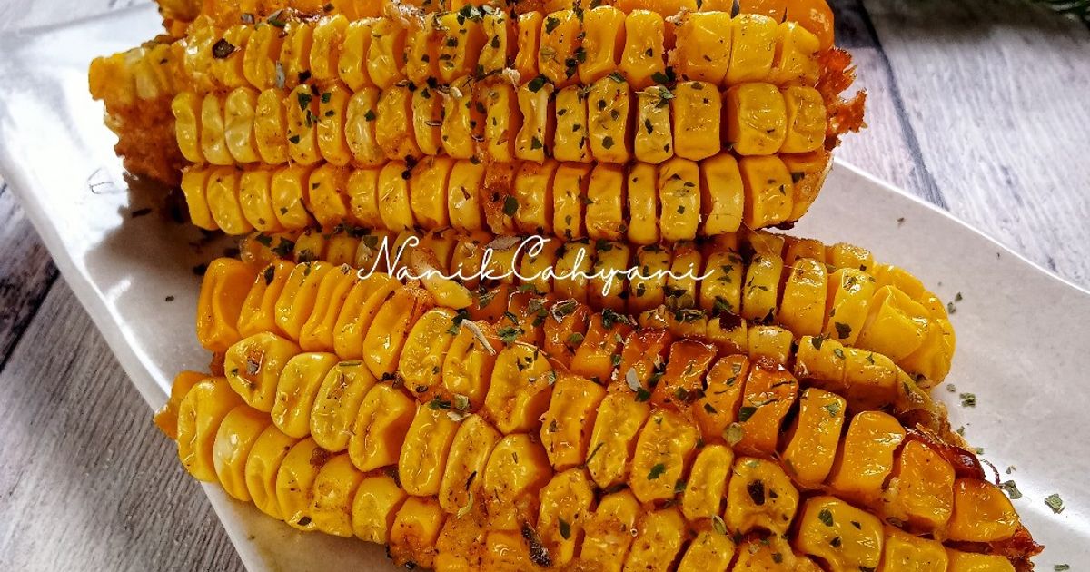 Resep Jagung Bakar Oven (Corn Ribs) oleh Nanik Cahyani Hernowo - Cookpad