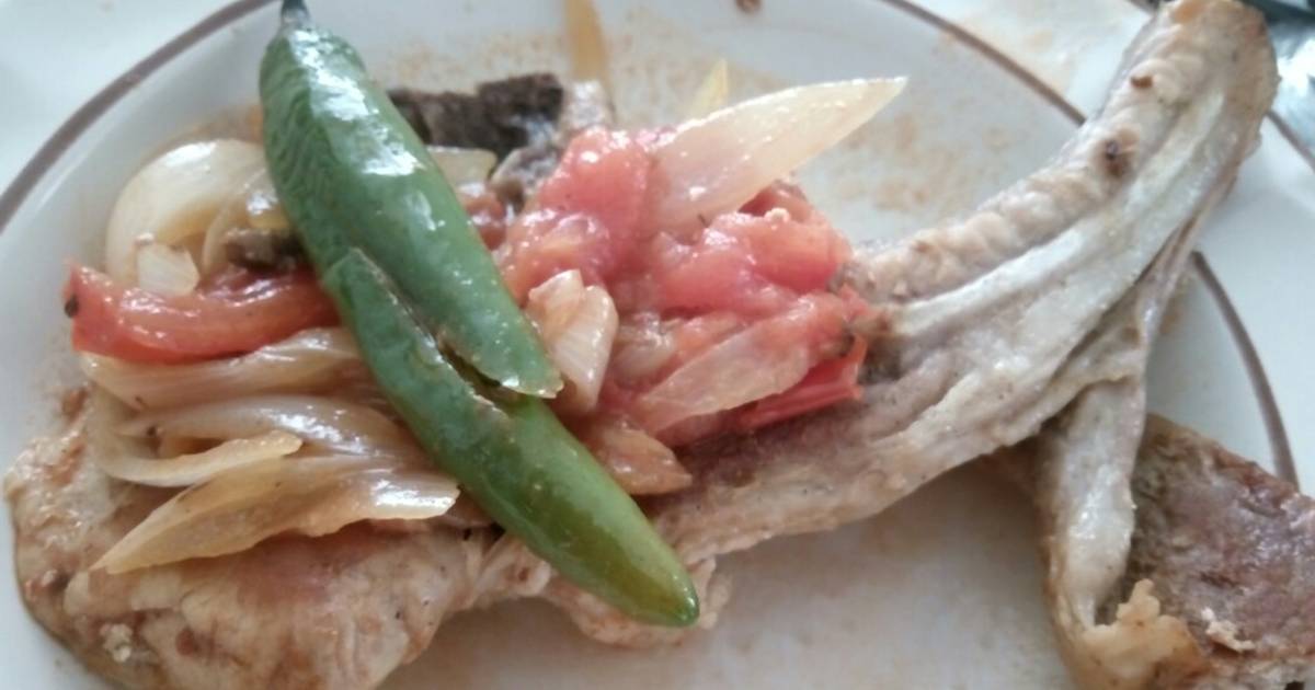 Chuleta a la mexicana Receta de Xitlaly - Cookpad