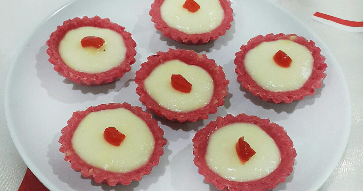 Resep Pie Singkong Vla Keju Merah Putih oleh Ita Darwis - Cookpad