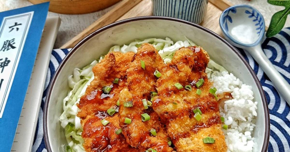 Resep Chicken Katsu Rice Bowl oleh Ine Setiawati - Cookpad