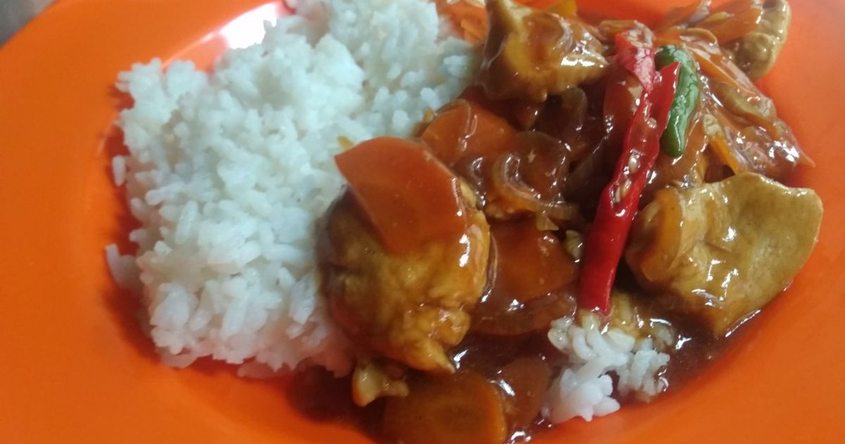 Resep Nasi Ayam Wortel Teriyaki oleh Siska Wahyuni - Cookpad