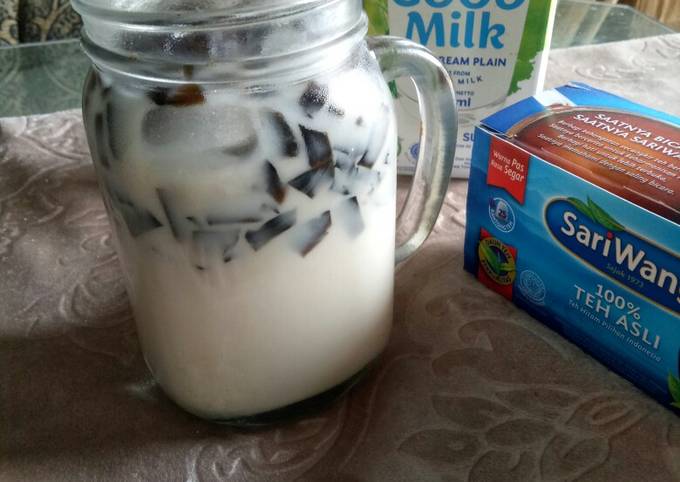 Resep Cincau Milk Tea oleh Mira Rozanna - Cookpad