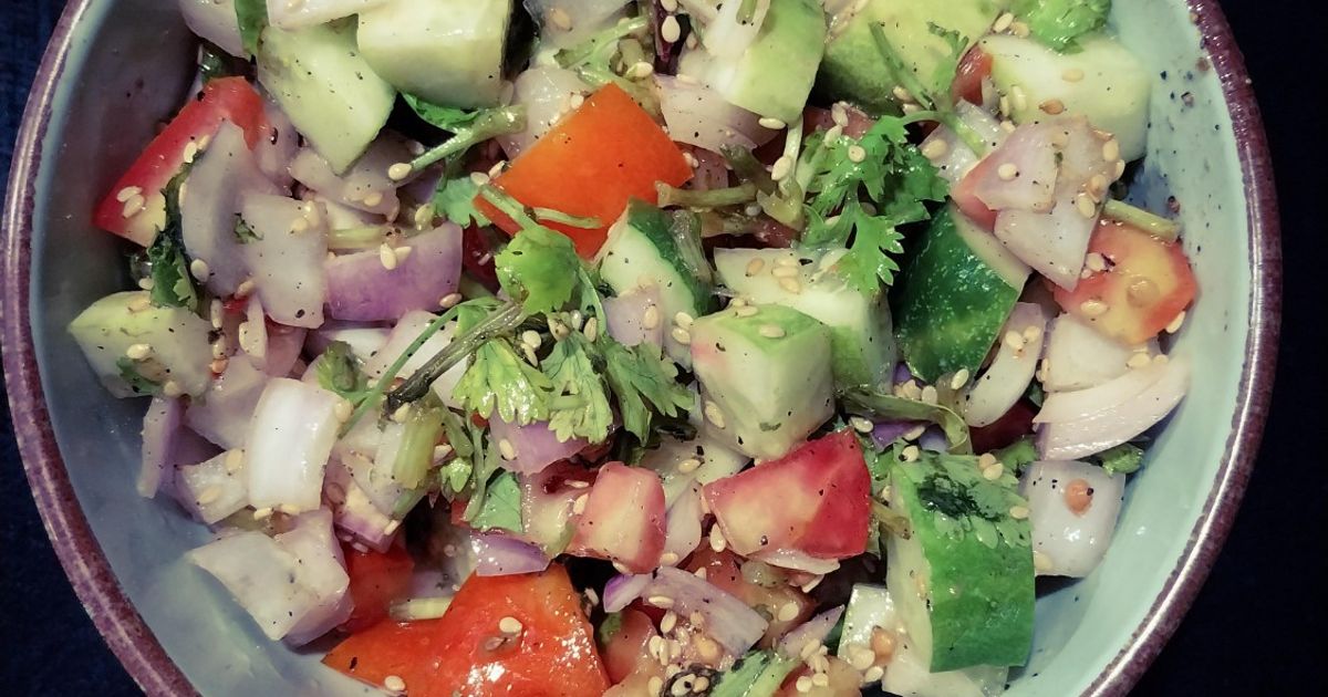 Simple Salata Baladi Recipe by Dr Vidyashree - Cookpad