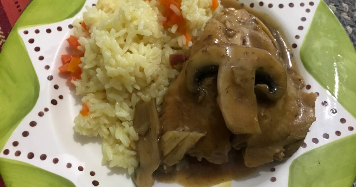 Pollo al Coñac Receta de Helga Flor- Cookpad