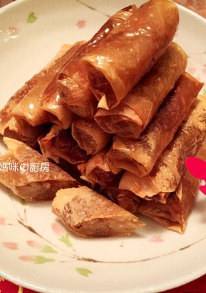 Longan Sticky Rice Rolls Recipe by 凱茜媽咪の廚房