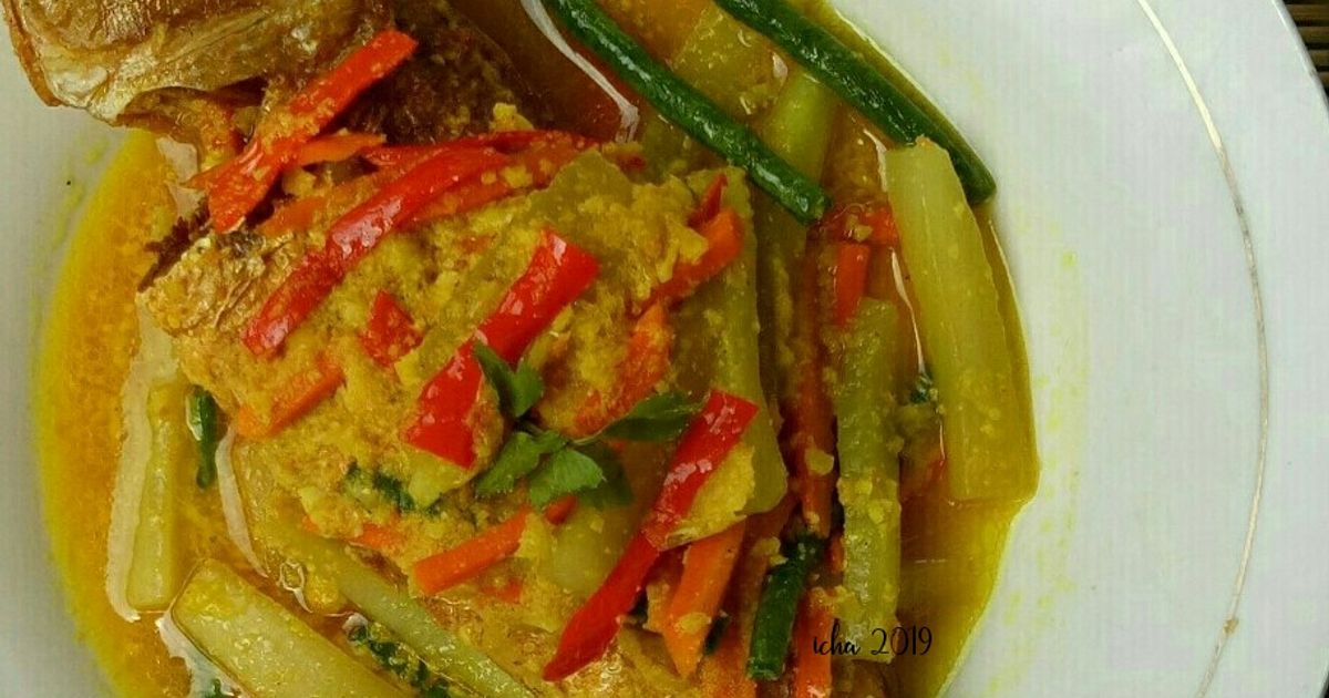 Resep Ikan Kakap Masak Kuning oleh Icha Annisa Septiana - Cookpad