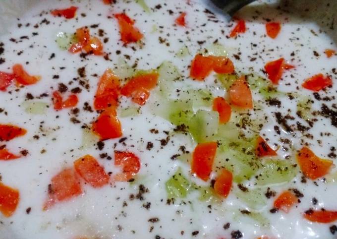 Mix veg Raita Recipe by Murli Gupta - Cookpad