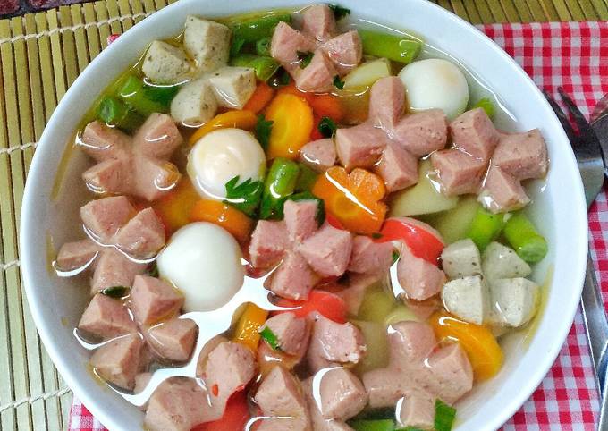 Resep Sop sosis oleh Susan Mellyani - Cookpad