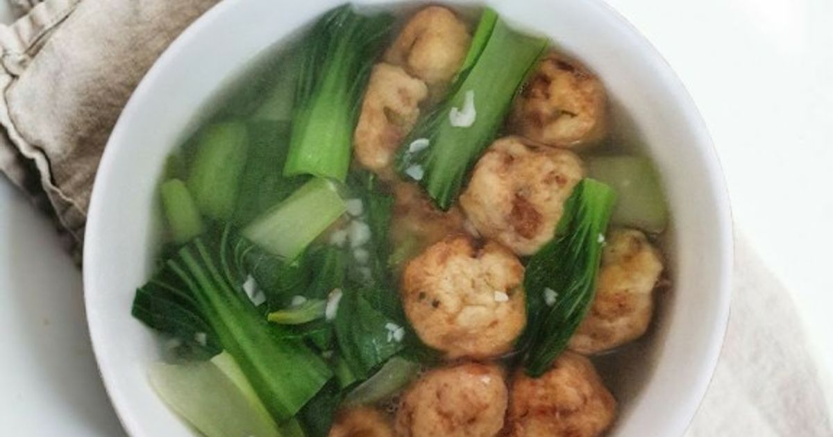 Resep sup tahu bakso pakcoy rumahan enak dan mudah - Cookpad