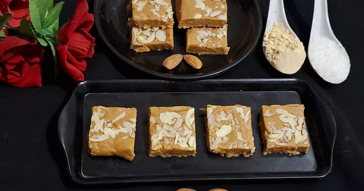 Sattu Coconut Sukhdi Recipe by Keshma Raichura - Cookpad
