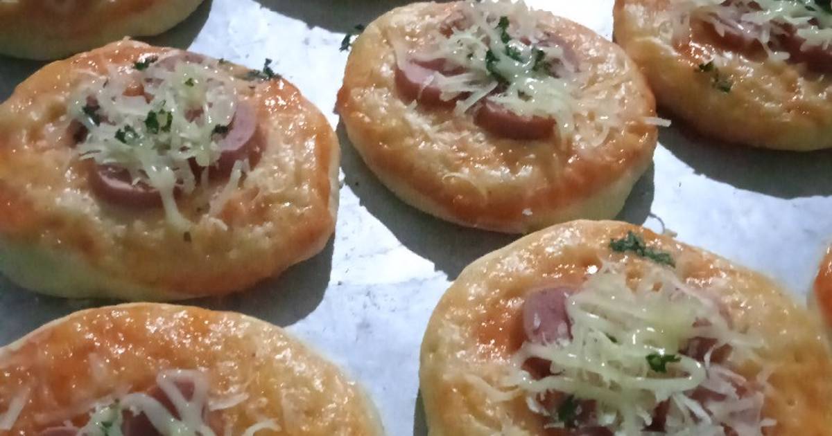 Resep Pizza mini oleh Aluna - Cookpad