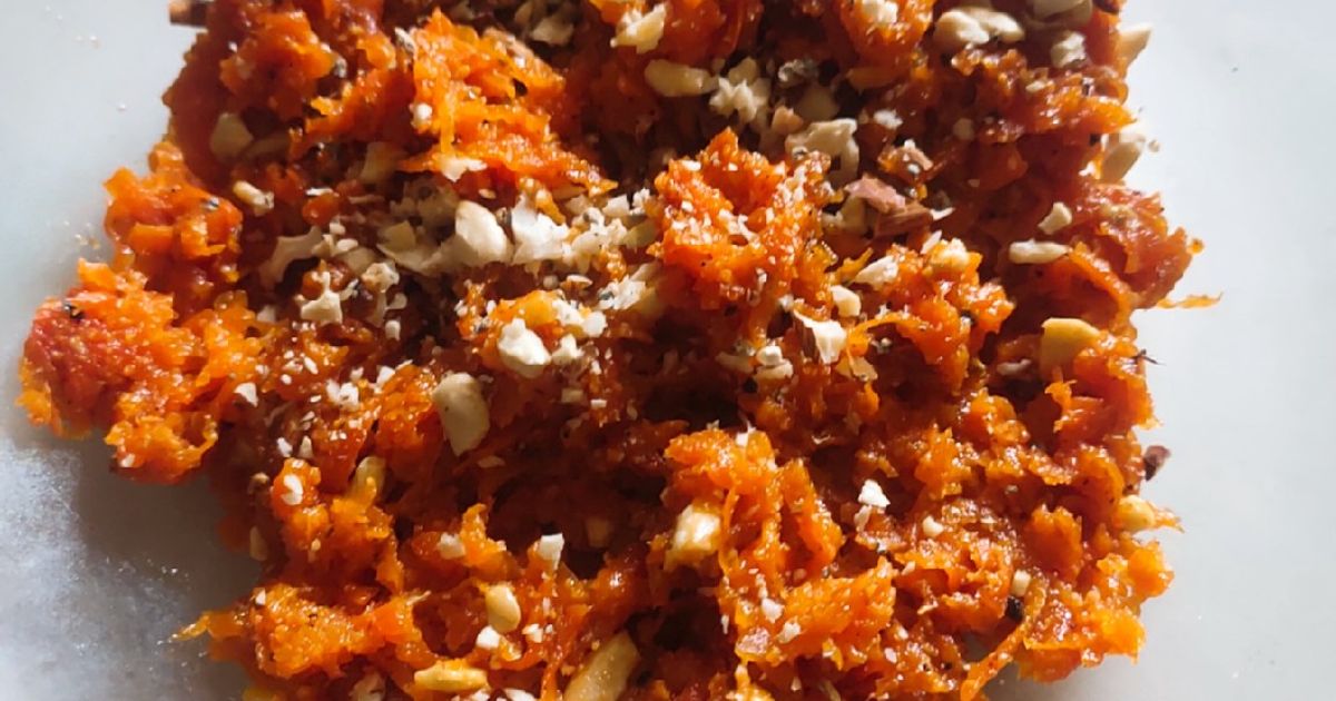 Krishna Vaghela દ્વારા રેસીપી ગાજરનો હલવો( Carrot Halvo Recipe In ...