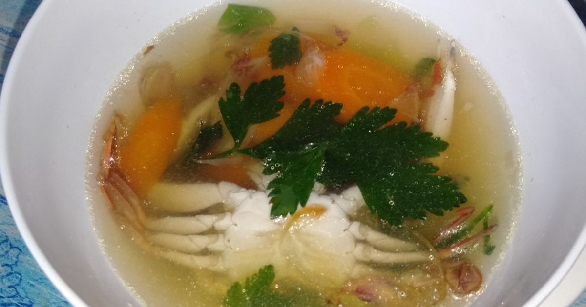 Resep Sup Kepiting Simple oleh Tabita D - Cookpad