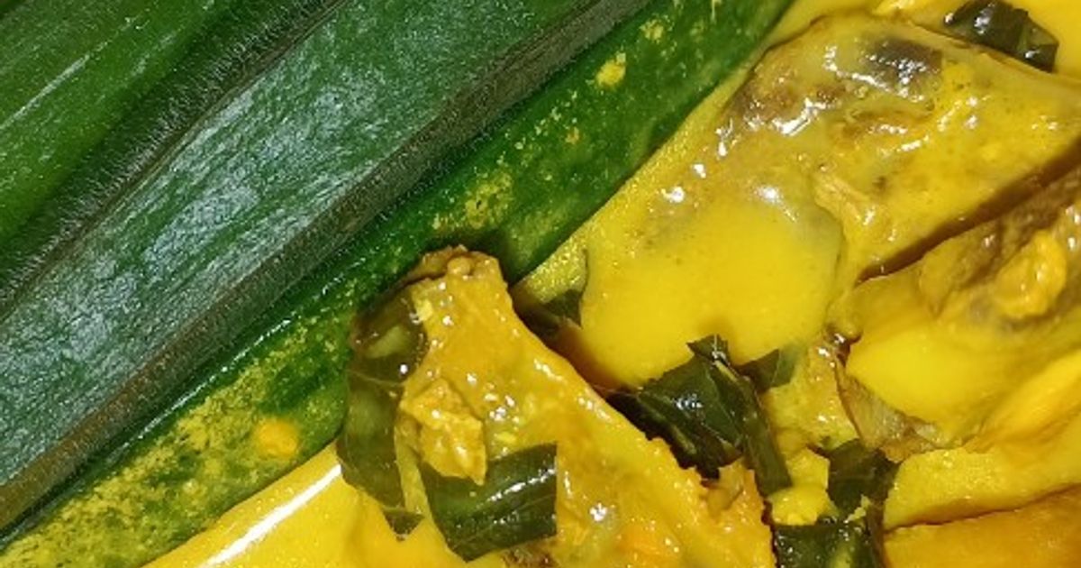 Resipi Ayam, Pucuk Ubi Dan Bendi Masak Lemak Cili Api oleh Alia Ali ...