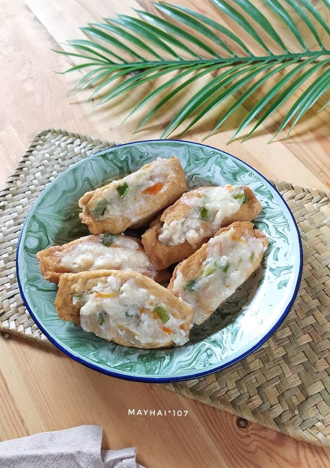 Resep Tahu Isi Somay Ikan Sayuran oleh Saomi Mayhai - Cookpad