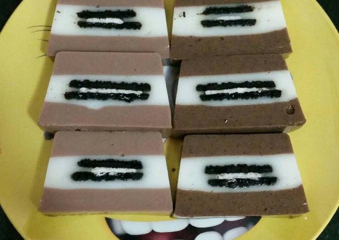 Resep Puding milo oreo dan mocca oreo oleh silviafrancisca - Cookpad