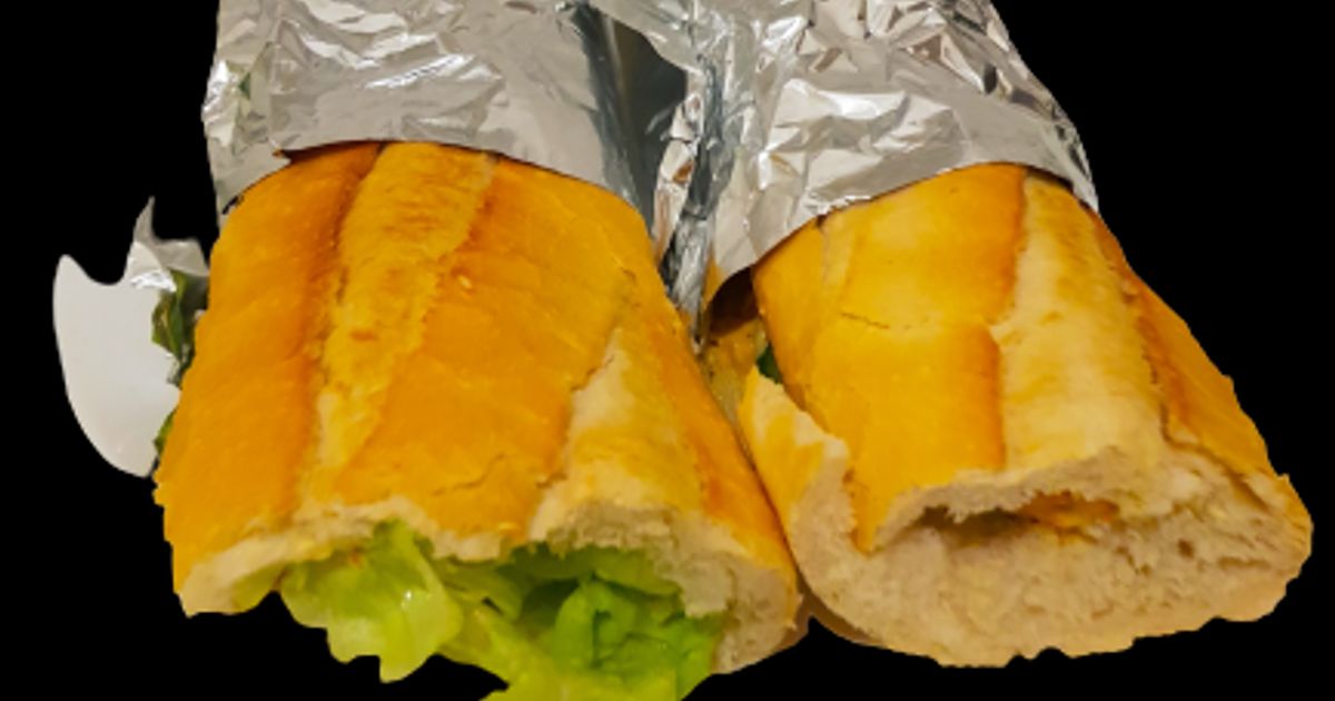 Chicken Baguette Sandwich girki daga Maman jaafar(khairan) - Cookpad