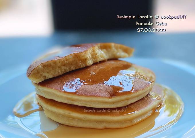 Resipi Pancake Gebu Gegerl oleh Sesimple Loralin - Cookpad