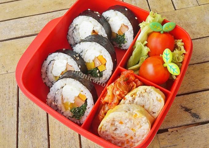 Resep Kimbap Bento oleh Monica Novara H. - Cookpad